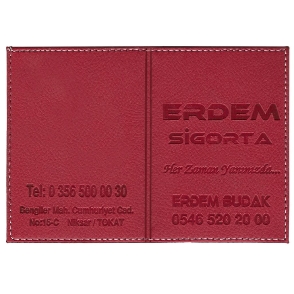 C 103 KIRMIZI RUHSAT KABI - Ruhsat Kabı (0532) 301 6341